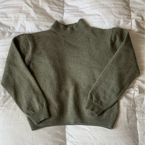 Pronto Uomo | Sweaters | Vintage Moss Green 0 Wool Cropped Sweater ...